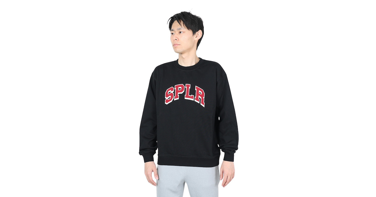 SPLR（SPLR）（メンズ、レディース）カレッジ スウエットシャツ 2411-18113-00300 | スポーツ用品はスーパースポーツゼビオ