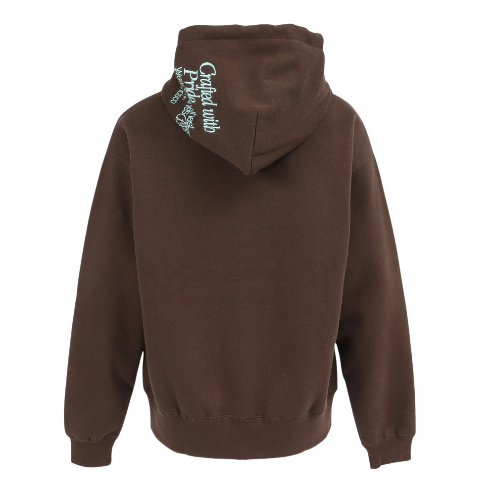 ベンデイビス（BEN DAVIS）（メンズ）ロゴジップパーカー 25780063-BRN