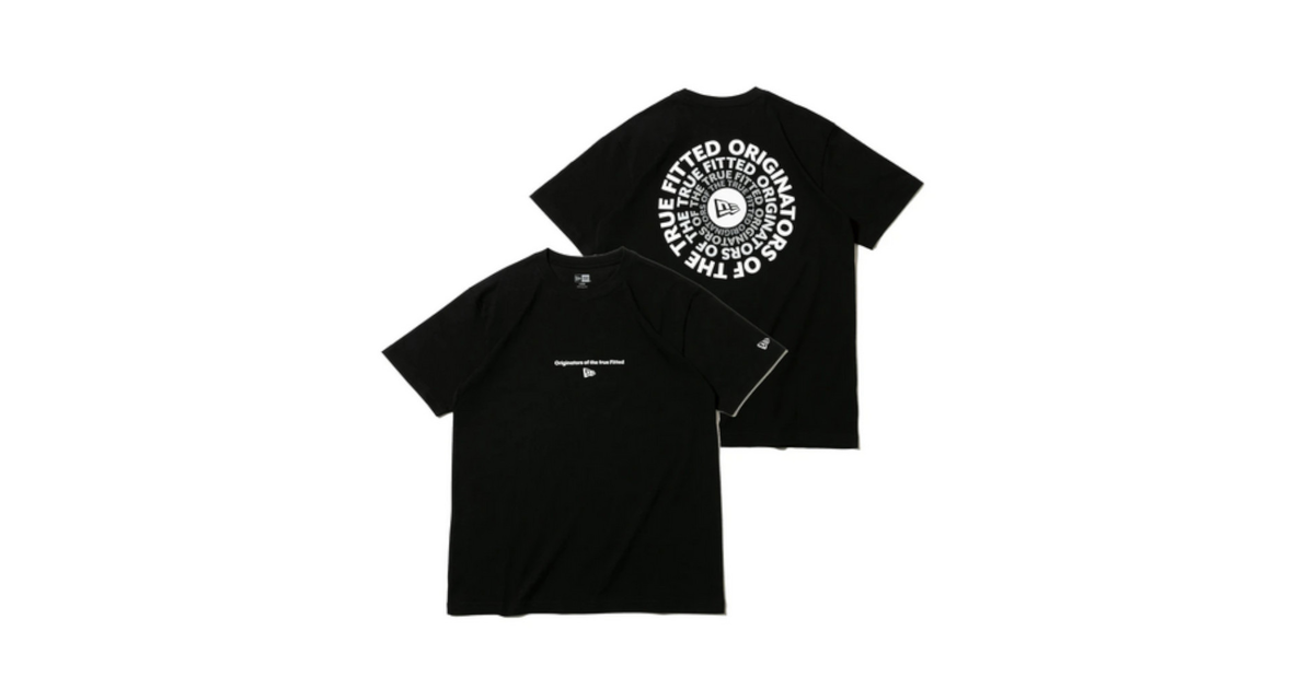 半袖 Tシャツ Originators of the True Fitted ブラック×ホワイト レギュラーフィット 12674218｜ニュー ...