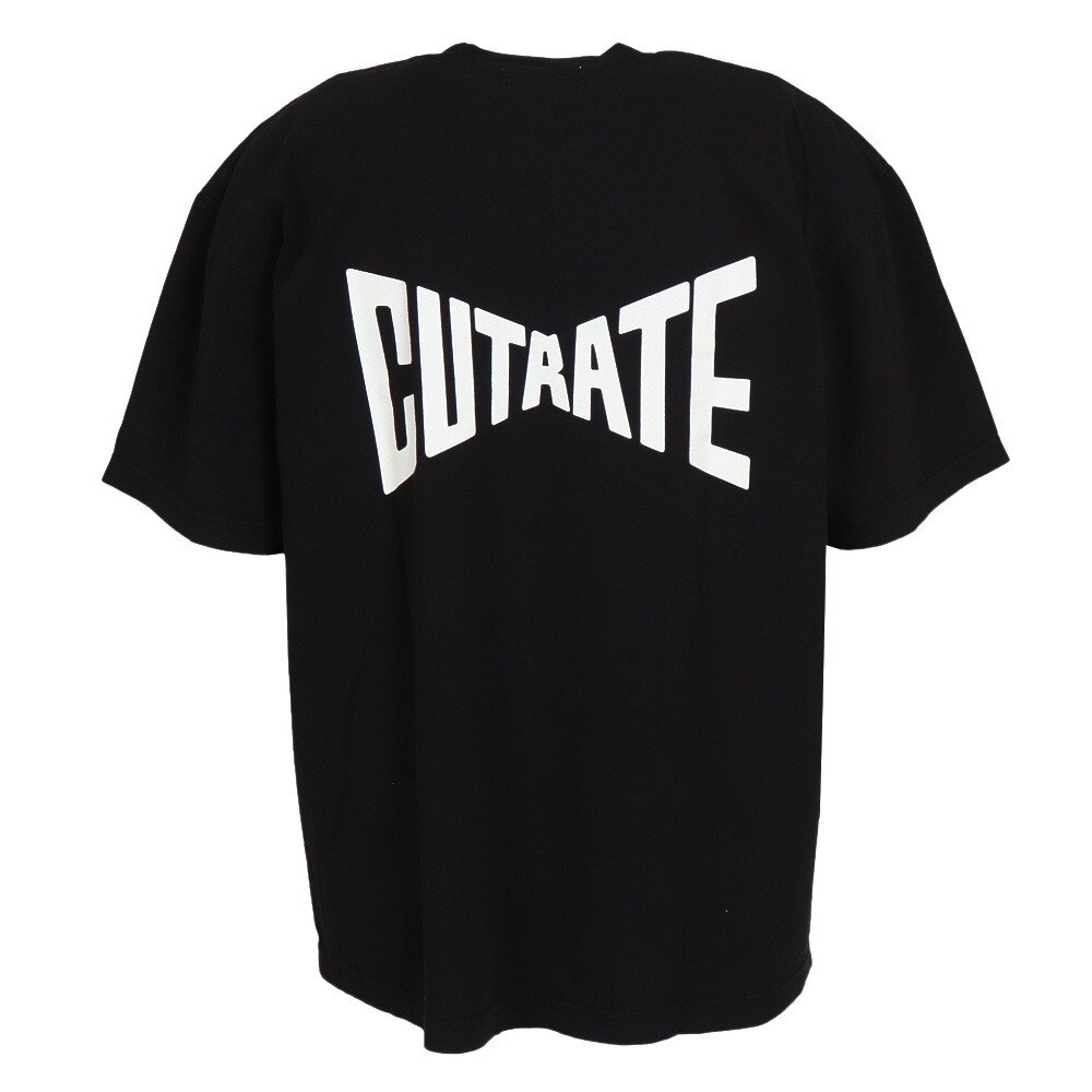 CutRate｜CutRate（CutRate）（メンズ）RIBON LOGO Tシャツ CR-XESS002BLK - スポーツ用品はスーパースポーツゼビオ