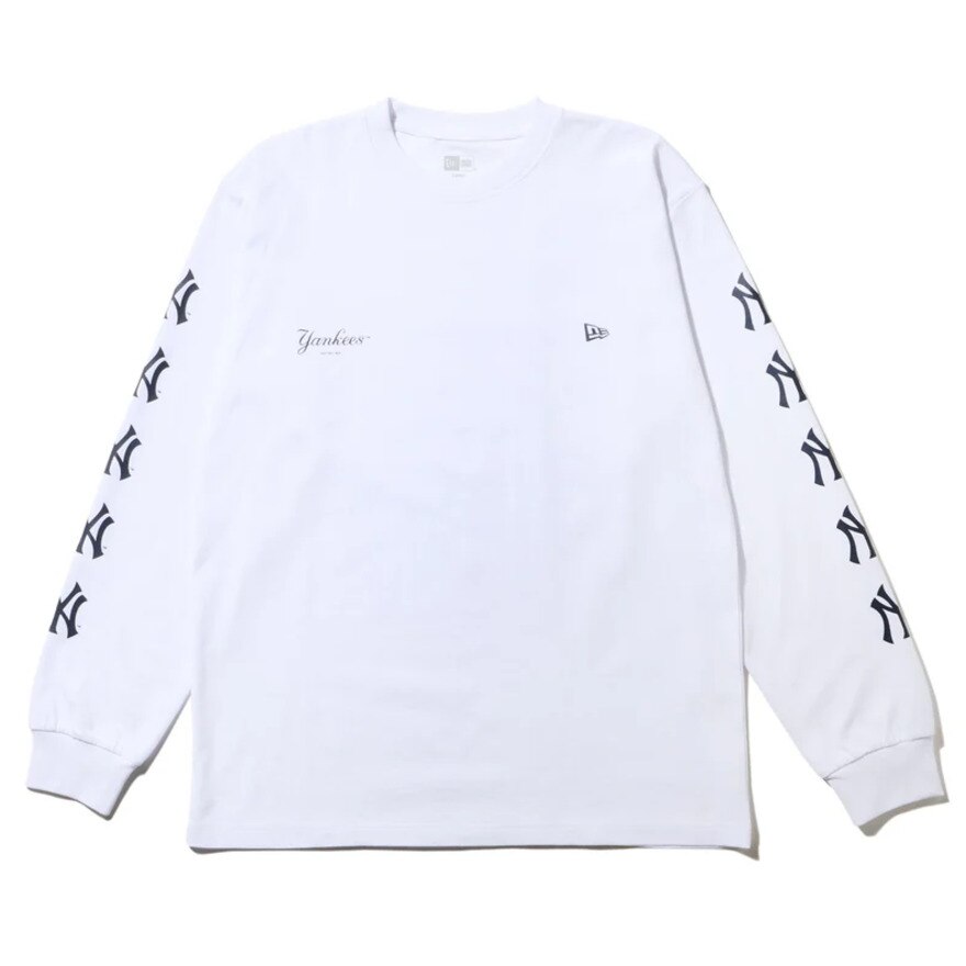 ニューエラ（NEW ERA）（メンズ、レディース）長袖 コットンTシャツ MLB Apparel ニューヨーク・ヤンキース 14324713 ...