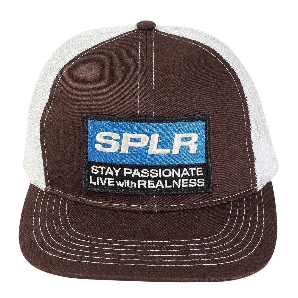 SPLR（SPLR）（メンズ）ラベル ロゴメッシュキャップ 2412-18150-01160 | スポーツ用品はスーパースポーツゼビオ