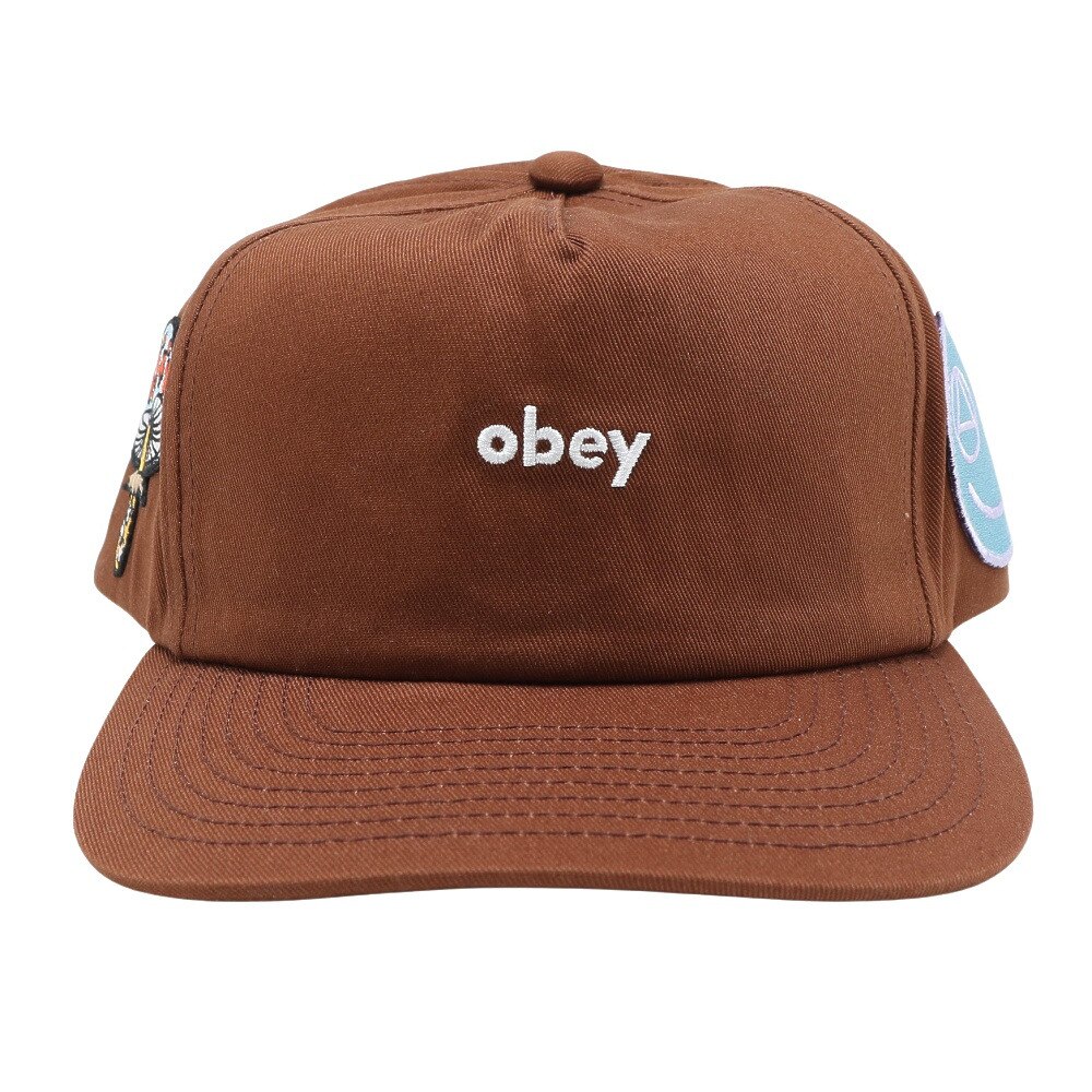 オベイ（OBEY）（メンズ）FRANK 5 PANEL SNAPBACK キャップ 100490091BRN22U | スポーツ用品はスーパー ...