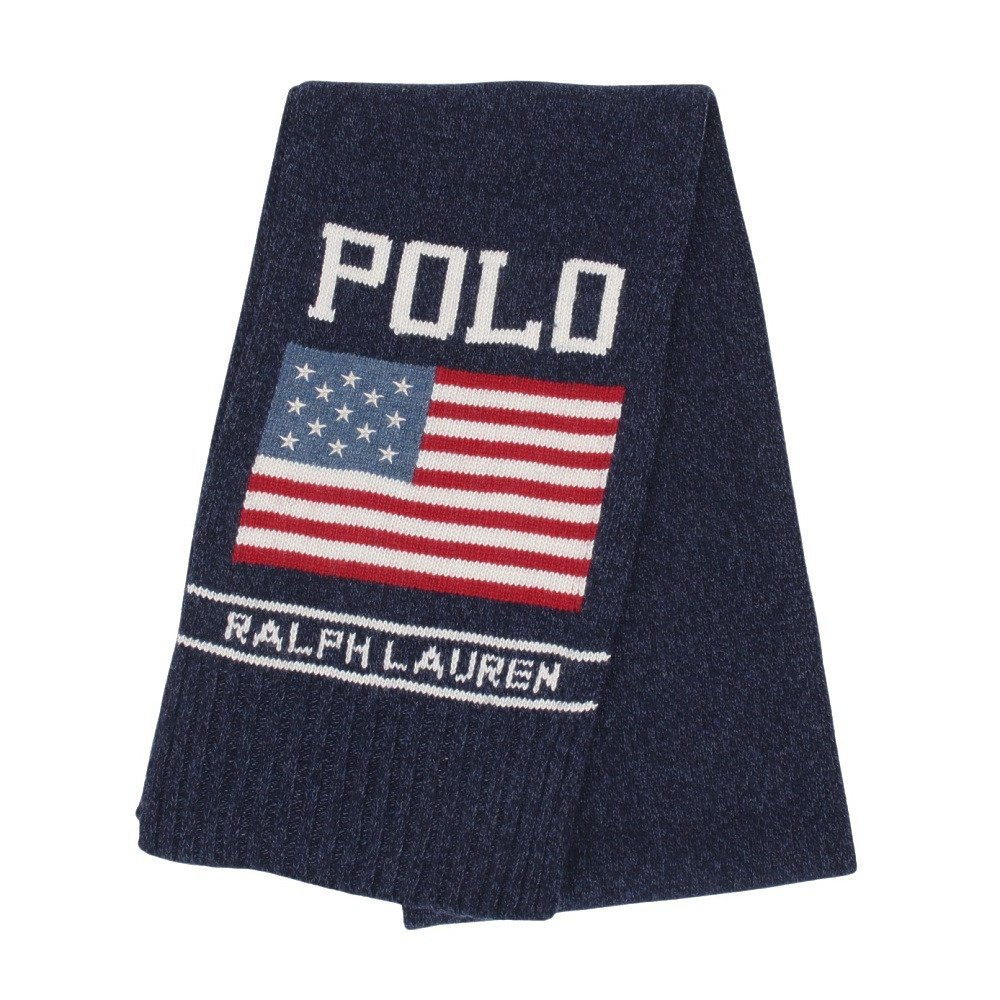 ラルフ ローレン（RALPH LAUREN）（メンズ）BLD FLG SCRF-GLOVE ウール B マフラー ...