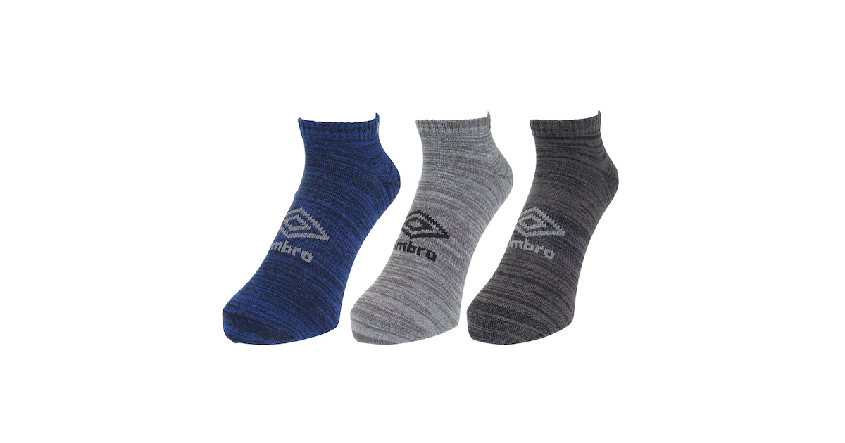 アンブロ（UMBRO）（メンズ）3足組アンクルソックス UUAVJB04 MBNG | スポーツ用品はスーパースポーツゼビオ
