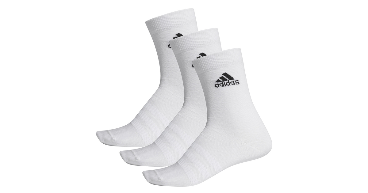 アディダス（adidas）（レディース）クルーソックス 3足組 FXI58-DZ9393 | スポーツ用品はスーパースポーツゼビオ