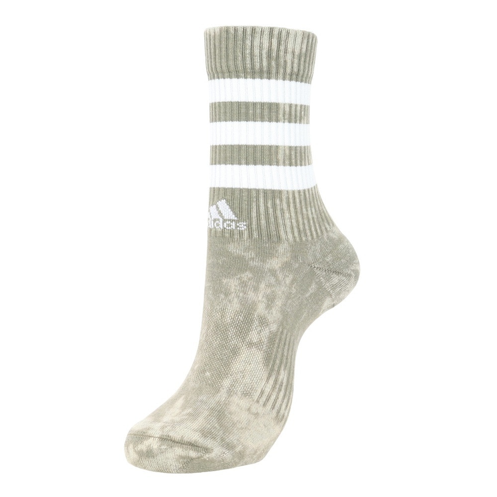 アディダス（adidas）（レディース）スリーストライプス ストーンウォッシュ クルーソックス 3足組 DTM89-IQ4151 | スポーツ ...