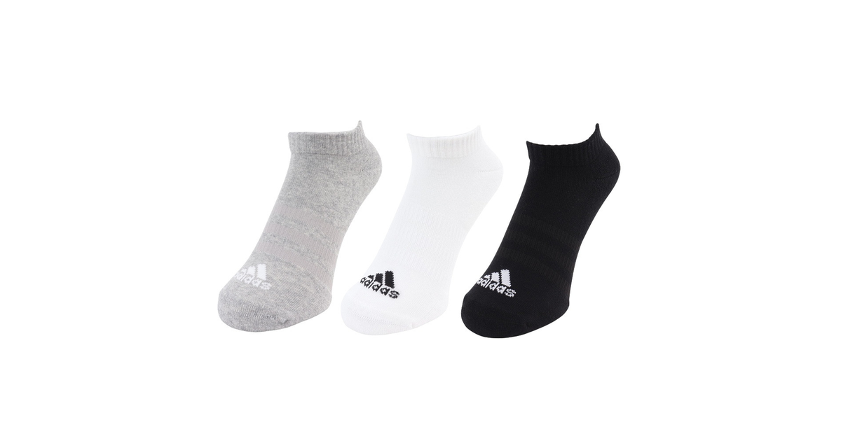 アディダス（adidas）（レディース）クッション ローカット ソックス 3足組 EBB61-IC1333 | スポーツ用品はスーパースポーツゼビオ