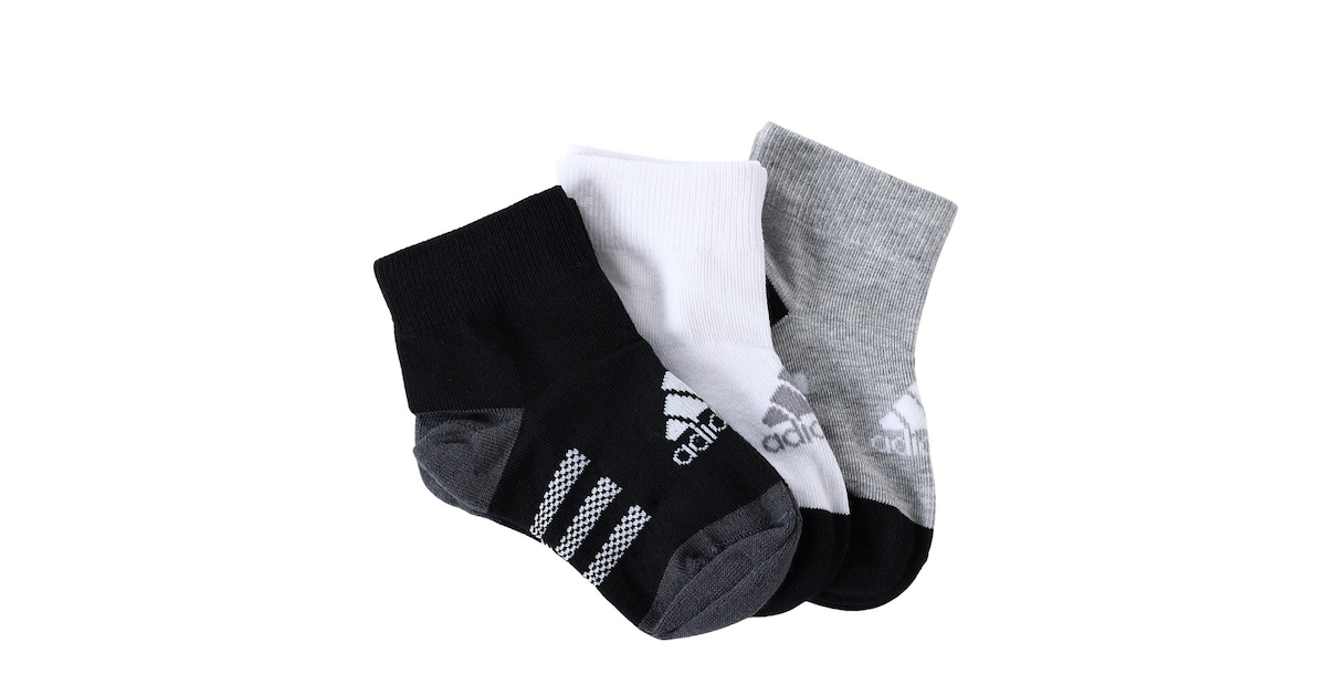 アディダス（adidas）（キッズ）キッズ アンクルソックス 3足組 BV565-IB0338 | スポーツ用品はスーパースポーツゼビオ