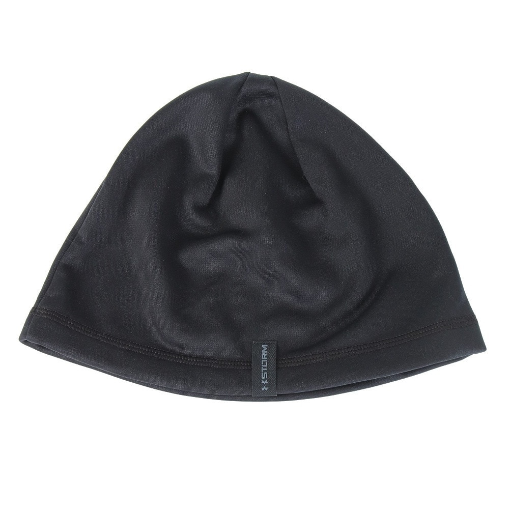 アンダーアーマー（UNDER ARMOUR）（メンズ）ストームビーニー 1365918 001 ニット帽 軽量 撥水 57-60cm 黒 ...