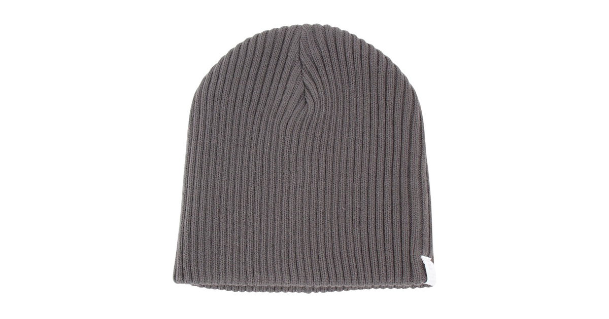 エルケクス（ELKEX）（レディース）ニット帽 BASIC リブ ワッチ EKL4FA0033 CGRY チャコールグレー フリーサイズ | スポーツ用品はスーパースポーツゼビオ