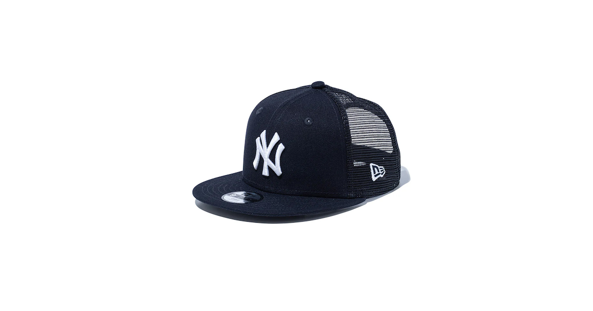 ニューエラ（NEW ERA）（キッズ）帽子 チャイルド 9FIFTY トラッカー ニューヨーク・ヤンキースキャップ 紺 50.1-53.9cm ...
