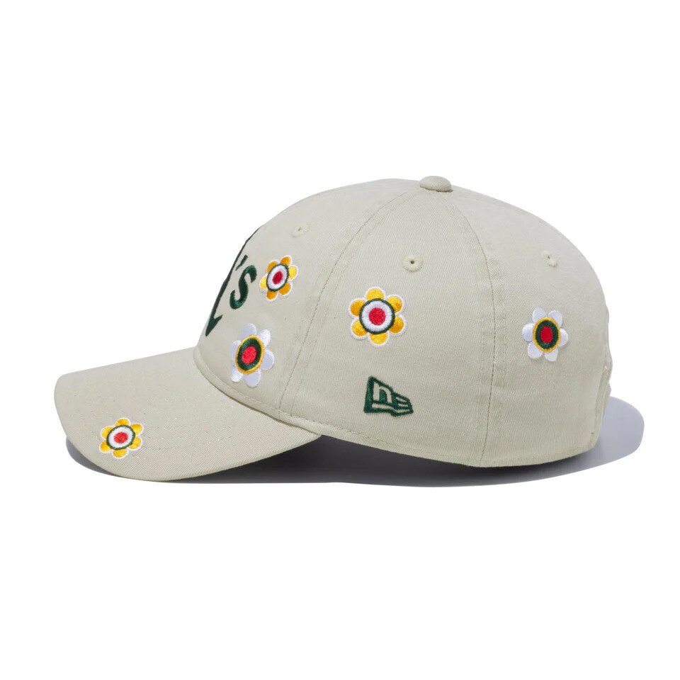 ニューエラ（NEW ERA）（キッズ）キャップ Youth 9TWENTY MLB Flower Embroidery オークランド ...