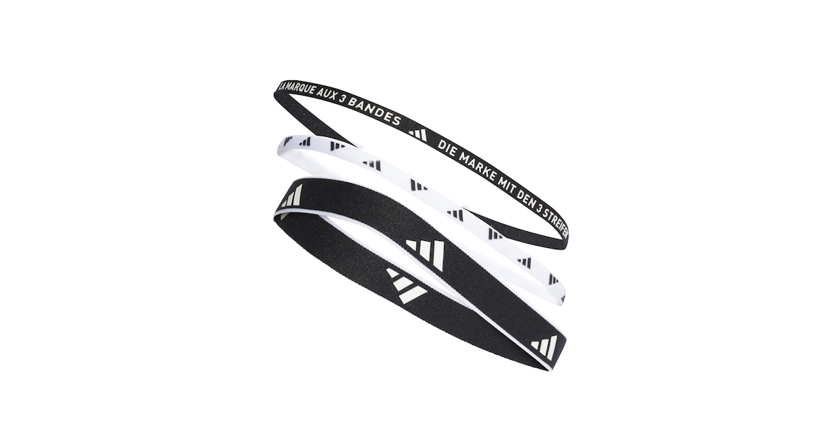 アディダス（adidas）（メンズ、レディース）マルティプルウィドゥス トレーニング ヘッドバンド3本セット DTT05-IA3031 ...
