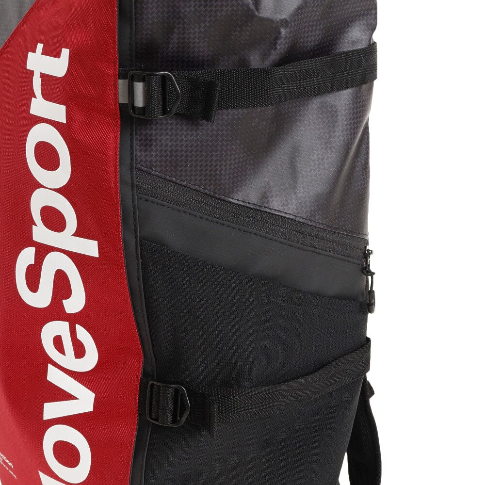 デサント｜デサント（DESCENTE）（メンズ）リュック スクエアバッグ L 40L レッド ブラック DMATJA05 RD - スポーツ用品はスーパースポーツゼビオ