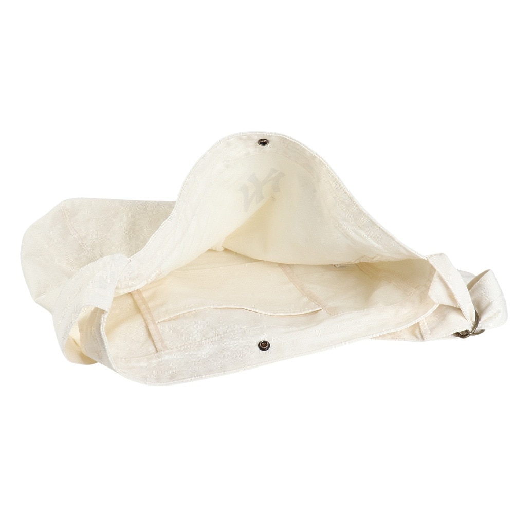 エムエルビー（MLB）（メンズ）キャンバス ショルダーバッグ ニューヨーク・ヤンキース YK-SD27/IVORY | スポーツ用品はスーパースポーツゼビオ