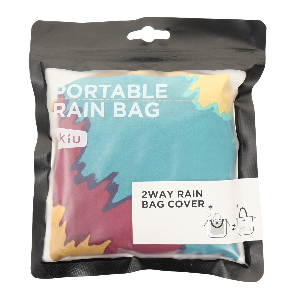 キウ（Kiu）（メンズ、レディース）2WAY レインバッグカバー タイダイイエロー K82-187 | スポーツ用品はスーパースポーツゼビオ