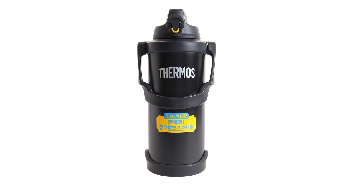 サーモス（THERMOS）（メンズ、レディース、キッズ）真空断熱スポーツジャグ 3.0L FJQ-3000 BK | スポーツ用品はスーパースポーツゼビオ